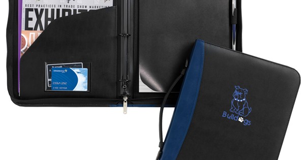 Custom Logo Conference Ring Folio