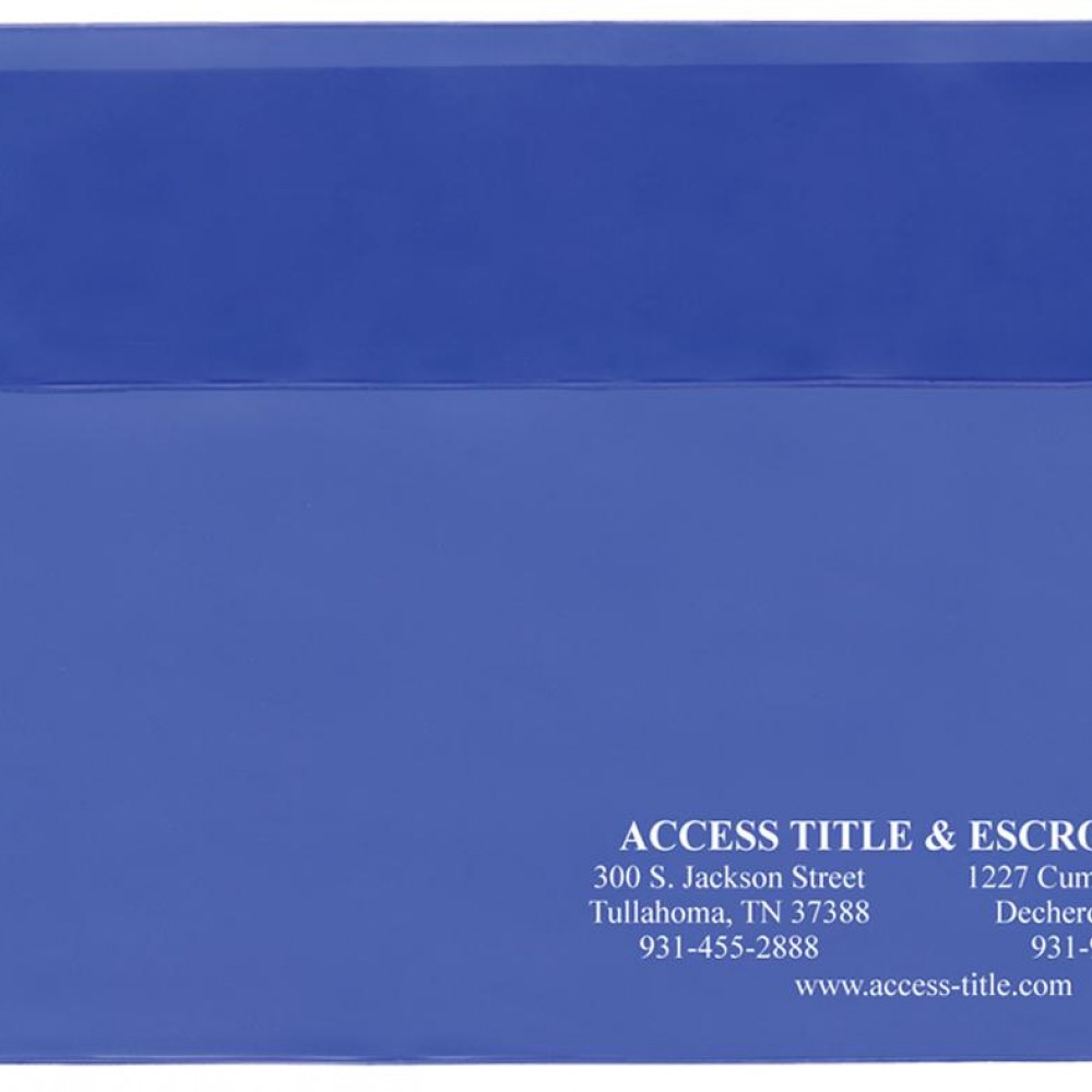 Custom Logo Underarm Portfolio with Translucent Vinyl Color